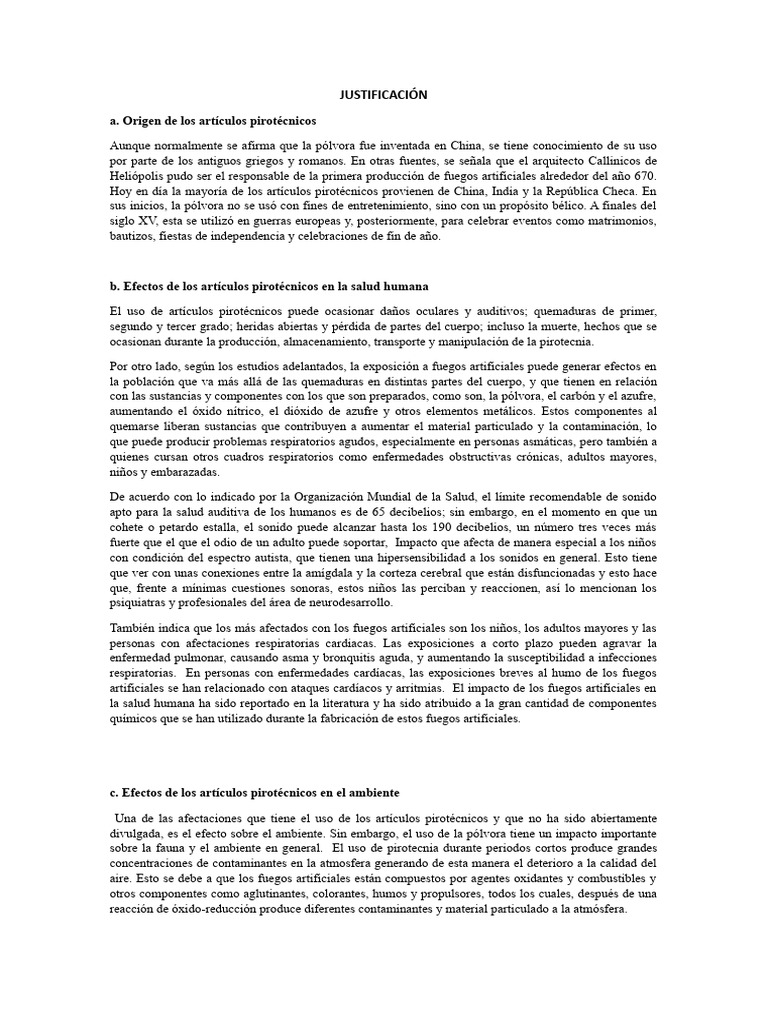 Proyecto Polvora | PDF