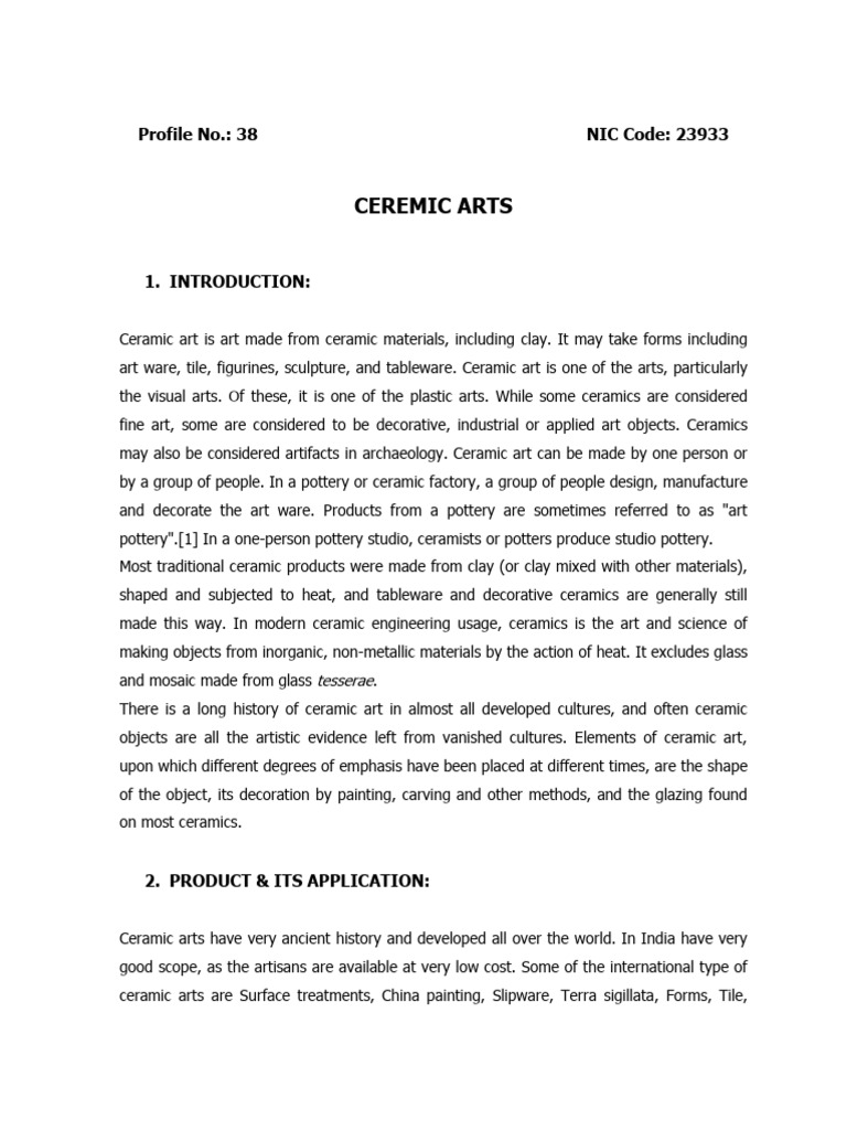 Ceramic Arts | PDF | Ceramic Art | Pottery