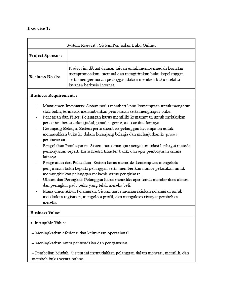 Tugas Sistem Request | PDF