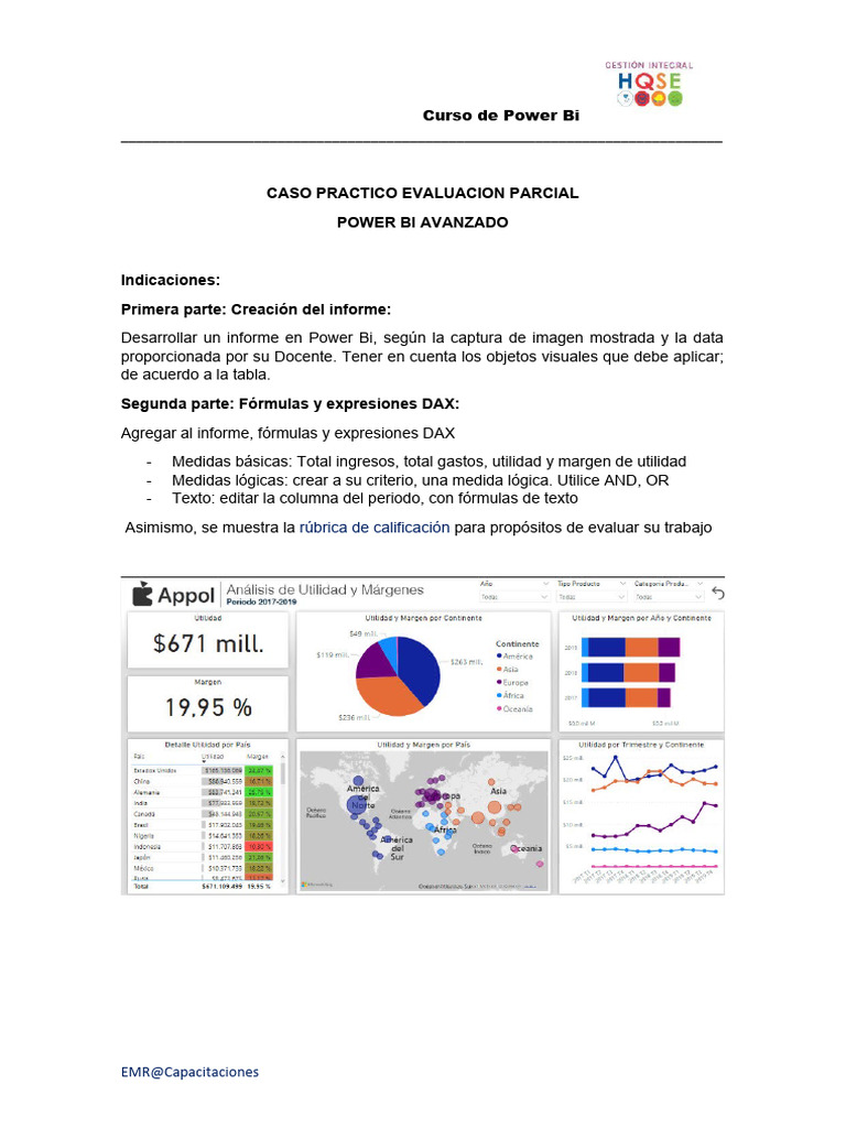 Caso Práctico Parcial Power Bi Avanzado | PDF Caso Práctico Parcial Power Bi Avanzado | PDF