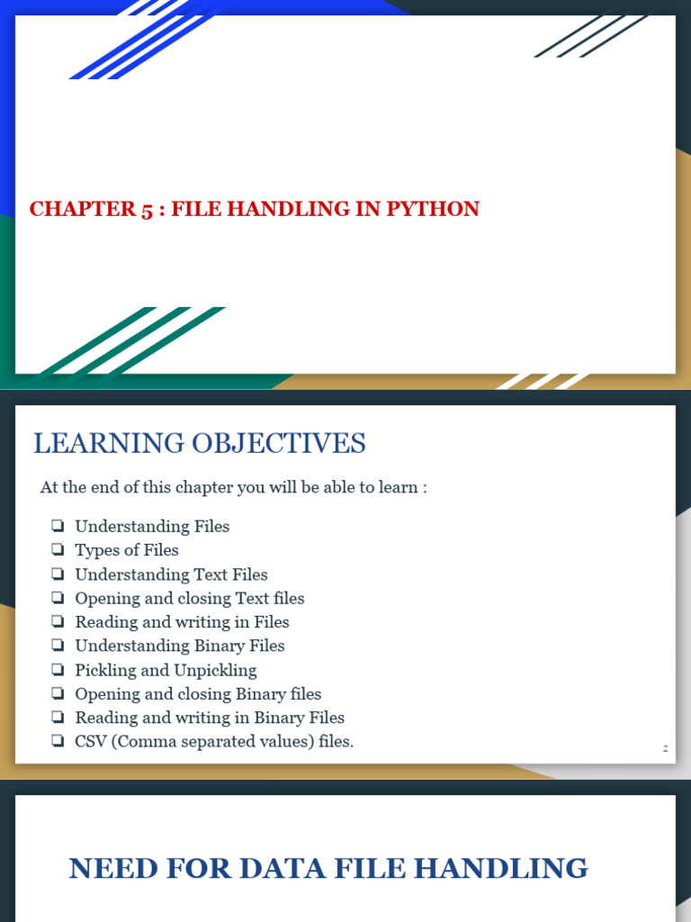 File Handling Class 12 | PDF