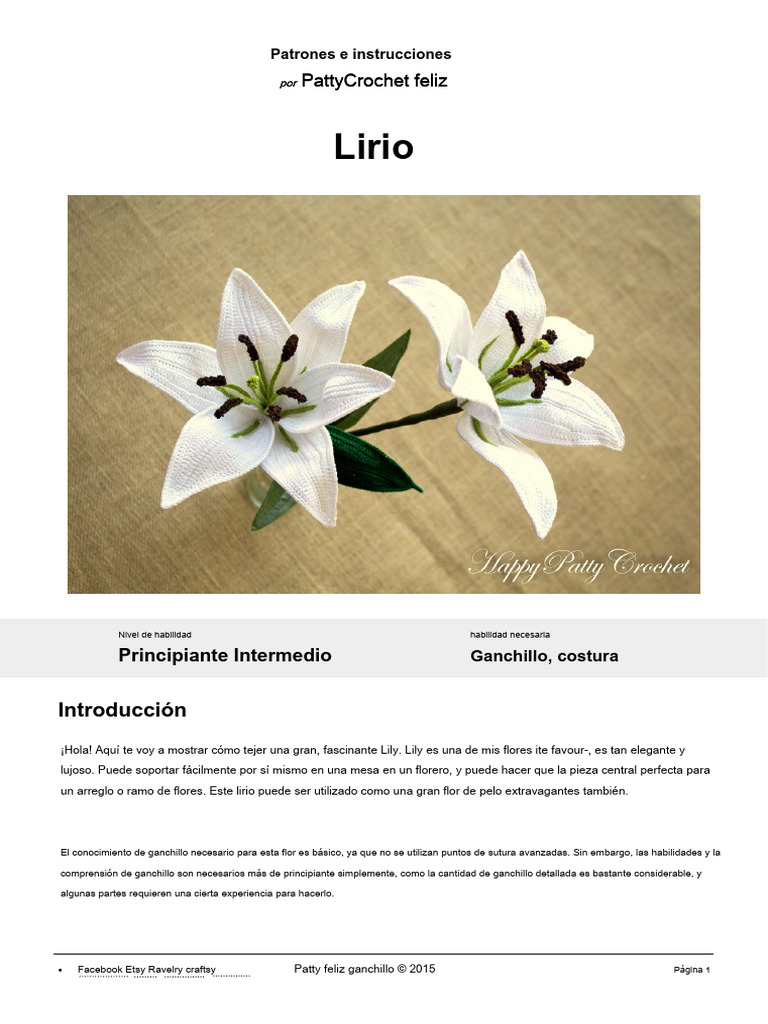 LIRIO Lily - Flor.en - Es | PDF