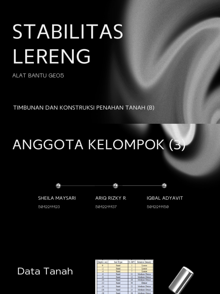 Stabilitas Lereng Geo5 | PDF