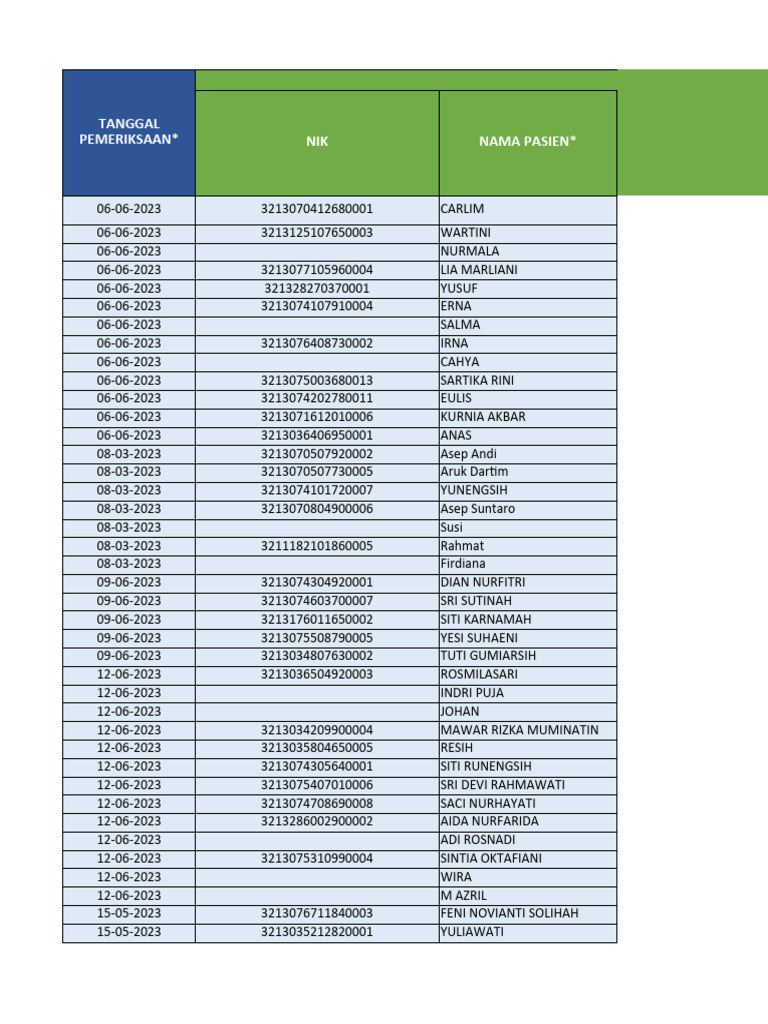 Form-Offline-Posbindu - 2 | PDF