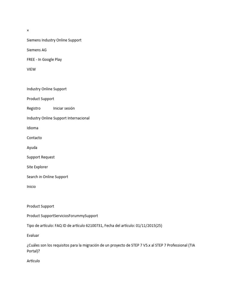 Migrar Step7 A TIA Portal | PDF Migrar Step7 A TIA Portal | PDF