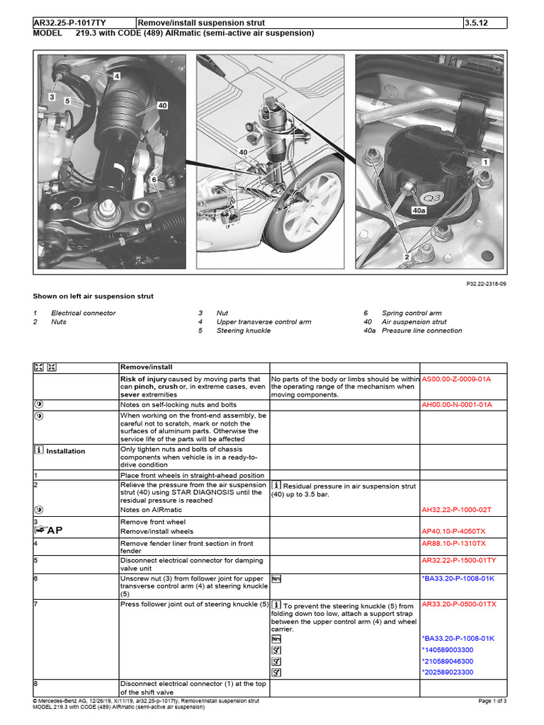 CLS 500 219 Airmatic | PDF