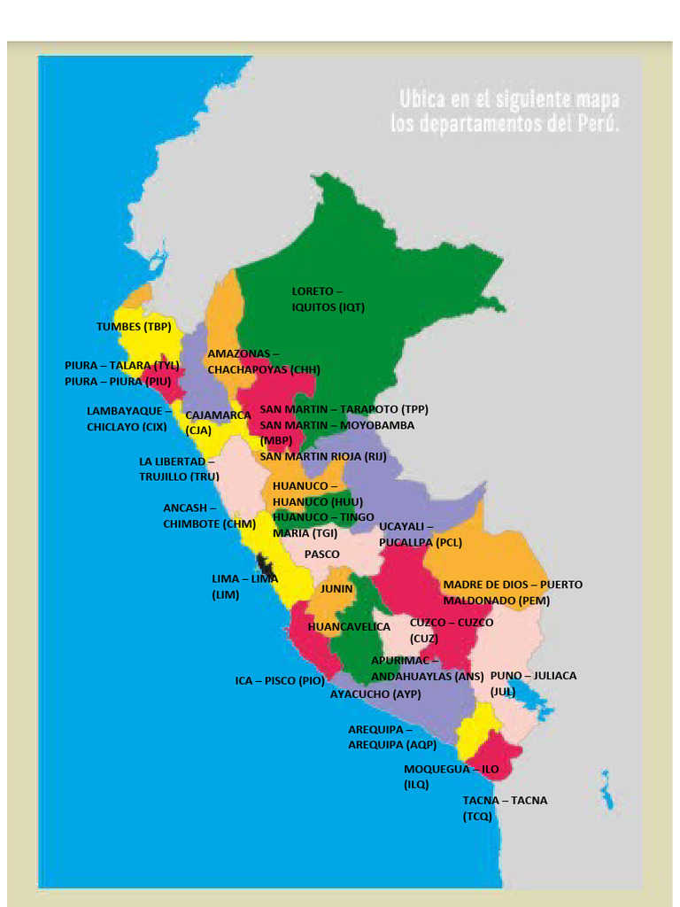 Mapa Peru | PDF