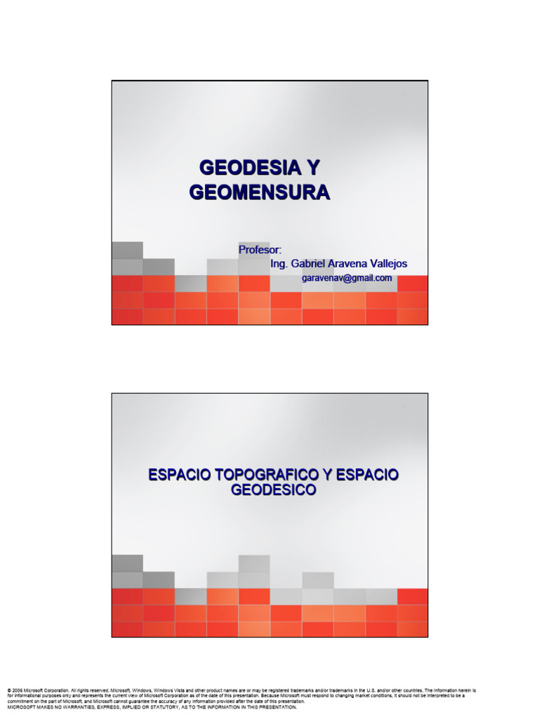 GG2. Espacio Top y Geodesico | PDF