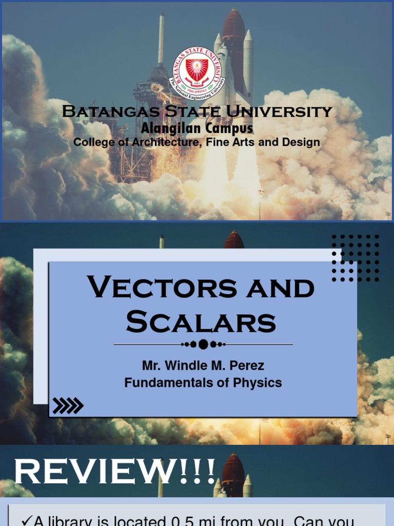 FOP CH.2 Vectors and Scalars | PDF