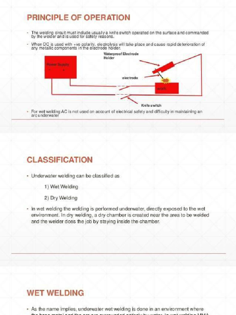 Wet and Dry Welding | PDF