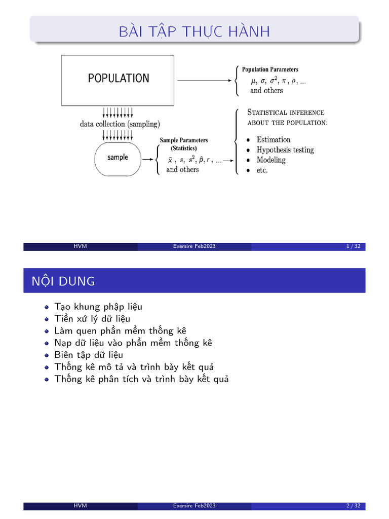 BaiTap - TK - Y - CN 2023 | PDF