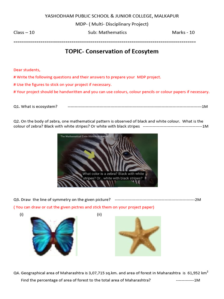 Maths MDP Cl-10 | PDF