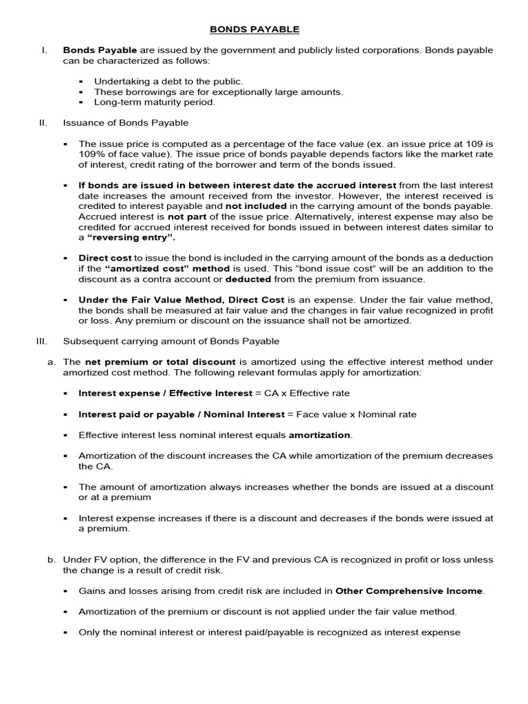 Financial Liabilities - Bonds Payable - Practice Set (QUESTIONNAIRE) | PDF | Bonds (Finance ...