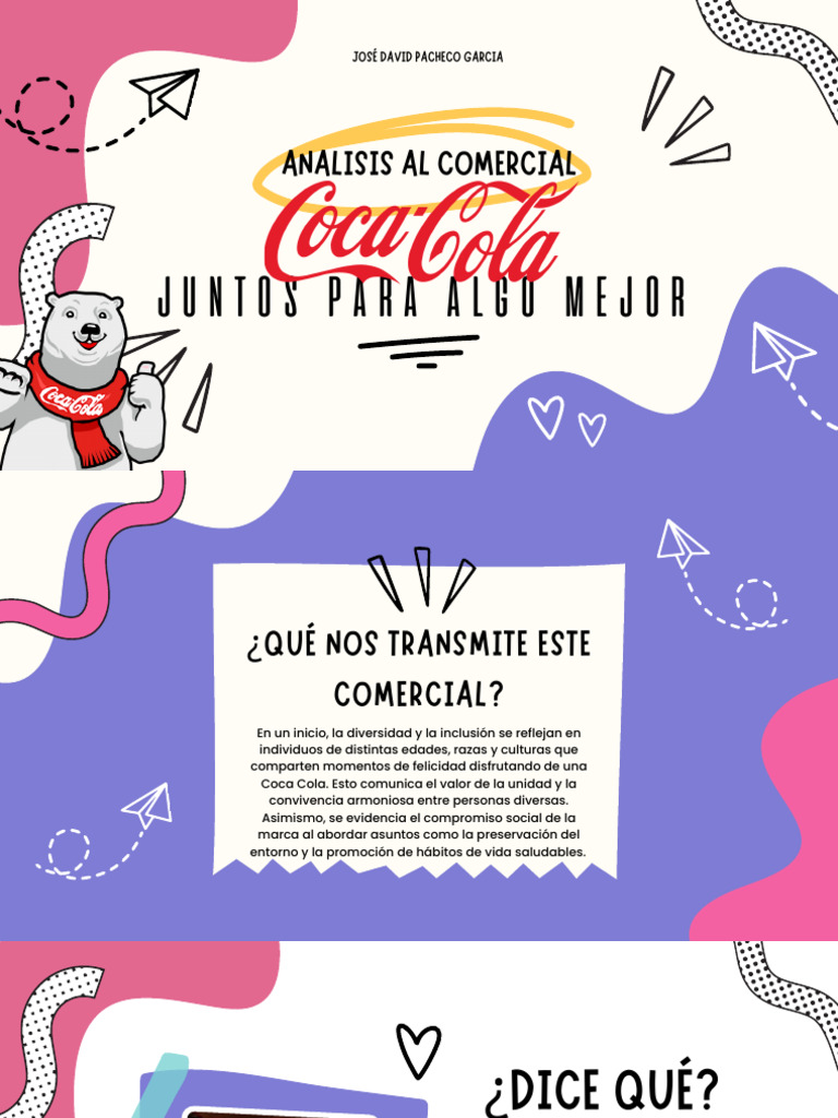 Analisis - CocaCola Juntos para Algo Mejor | PDF