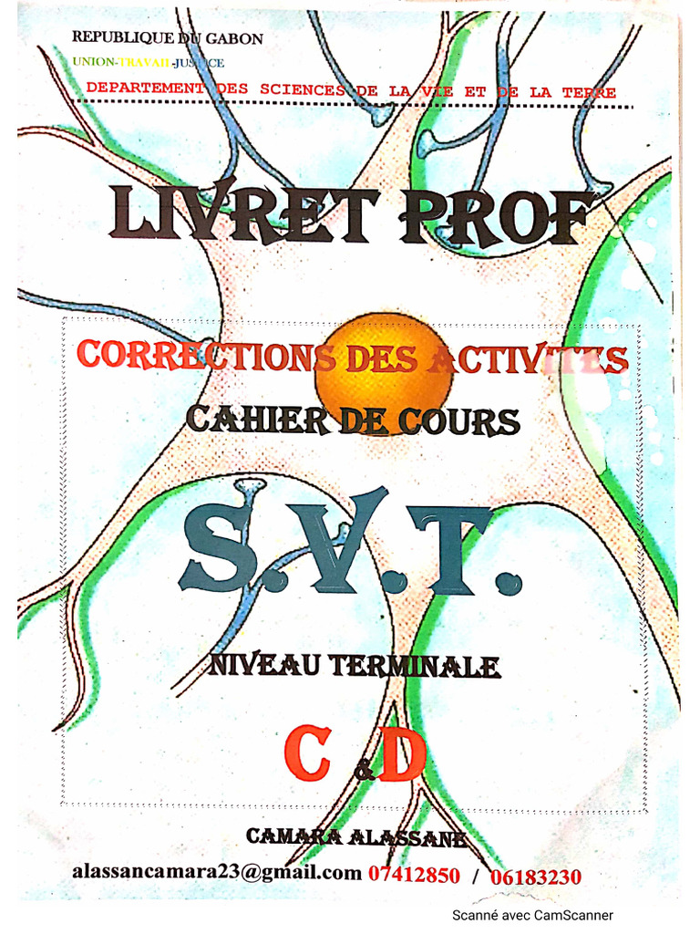 Livre Corrigé de SVT | PDF