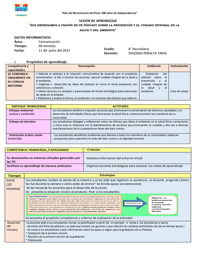 Sesión 4to (ACT 3), EXP 3 | PDF