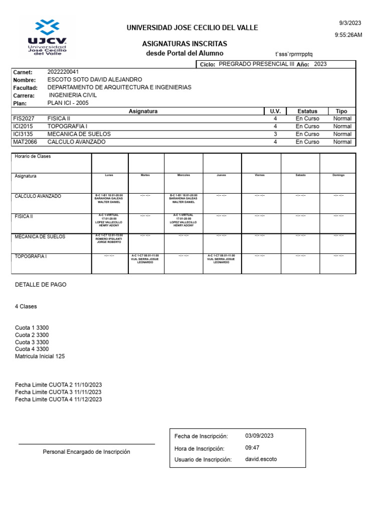 Reportes David Escoto | PDF