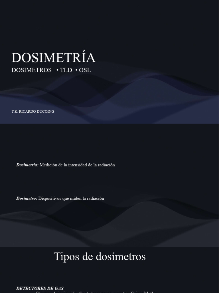 Dosimetros TLD, Osl | PDF