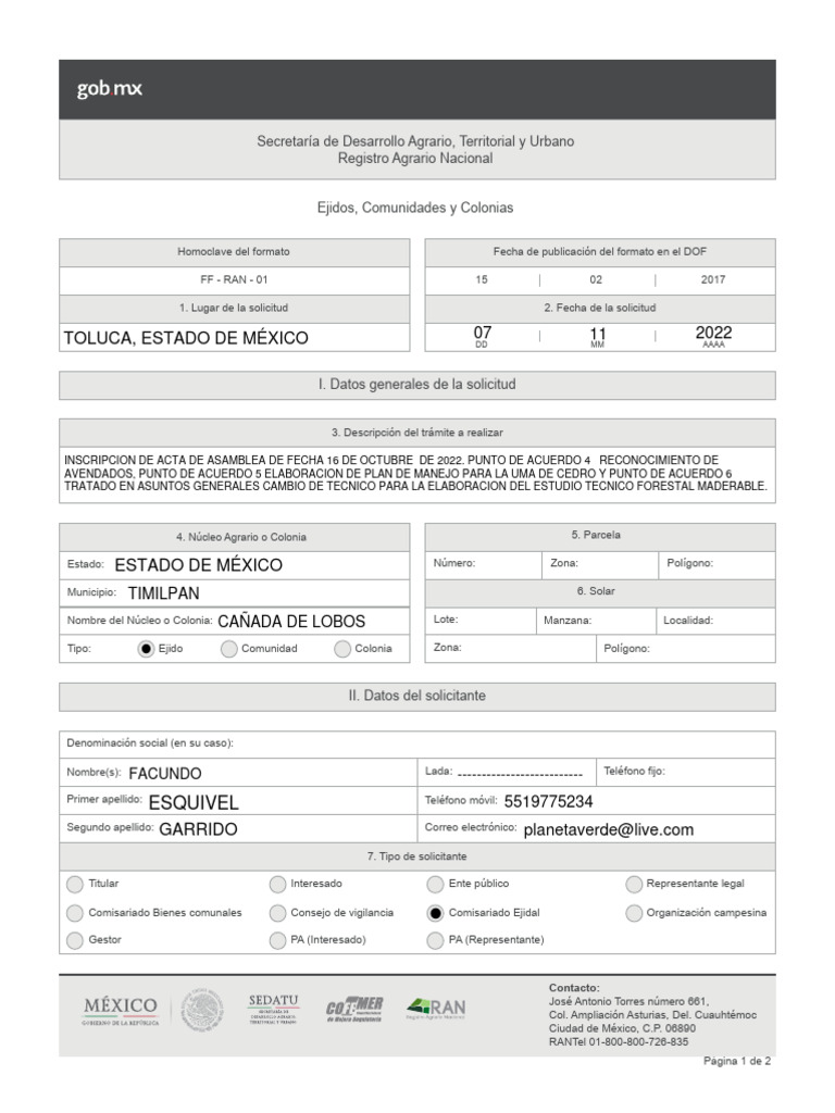 1 Formato - FF-RAN-01 | PDF