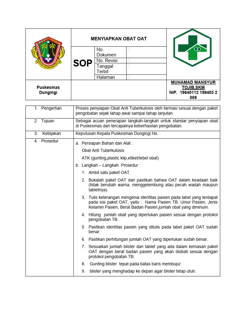 4414 Sop Permintaan TST | PDF