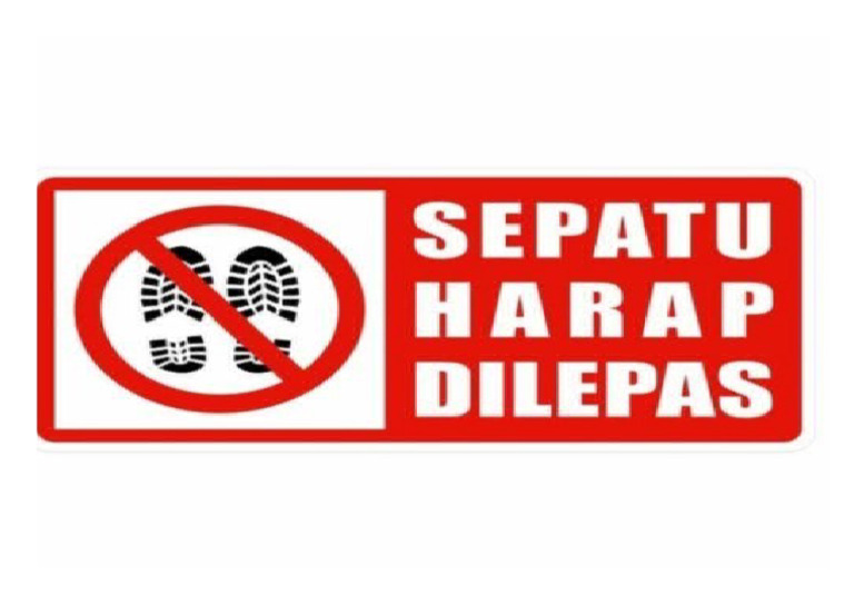 Gambar, Sepatu Harap Dilepas | PDF