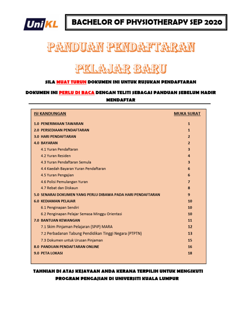 Panduan Pendaftaran RCMP D19 | PDF