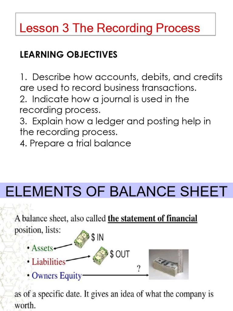 Lesson 4 Recording Process - Part 1 | PDF Lesson 4 Recording Process - Part 1 | PDF