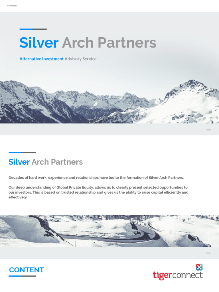 Silver Arch Partners - TigerConnect | PDF