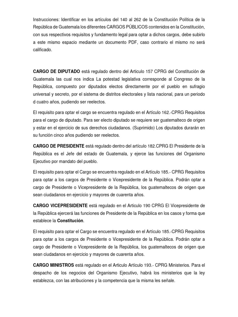 Cargos de Admon | PDF