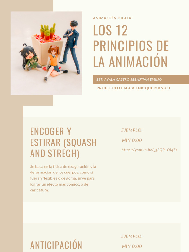 Los 12 Principios de La Animación | PDF