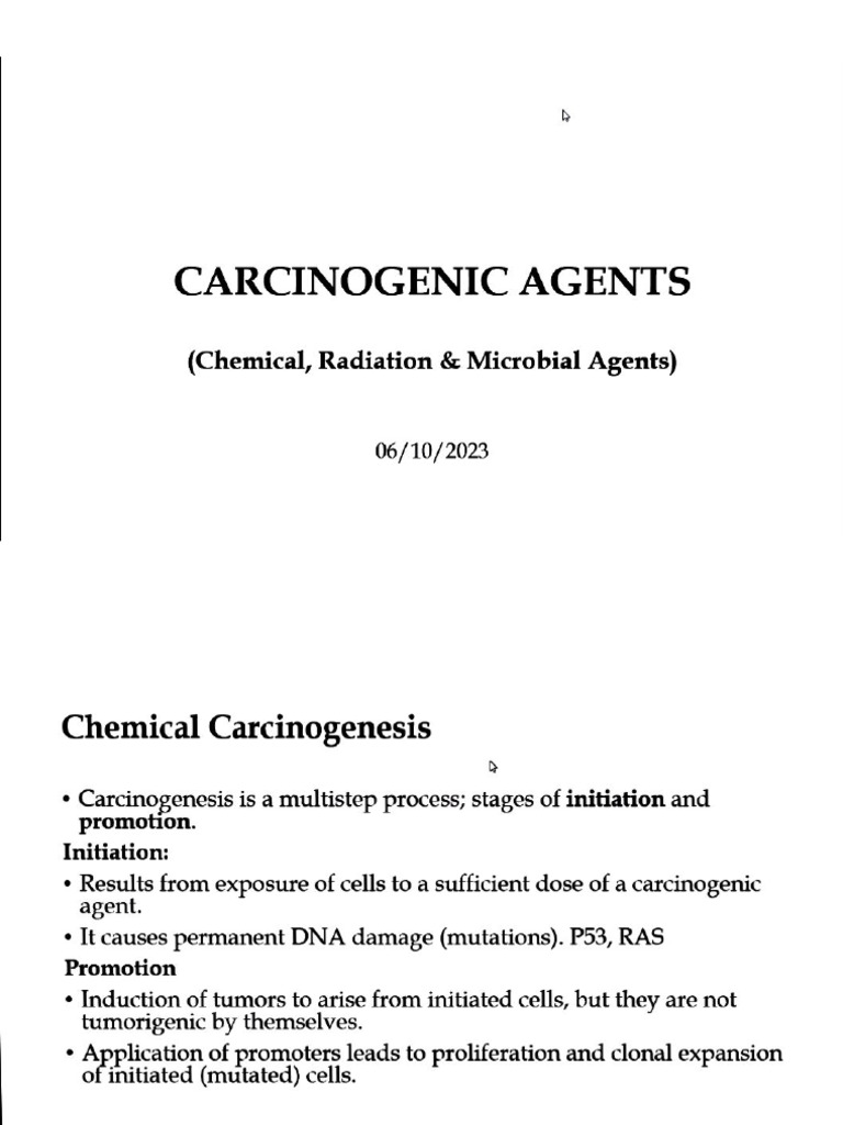 Carcinogenic Agents | PDF