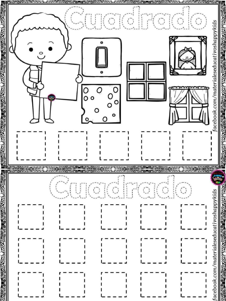 Grafomotricidad para Practicar Trazos Figuras Geometricas. | PDF