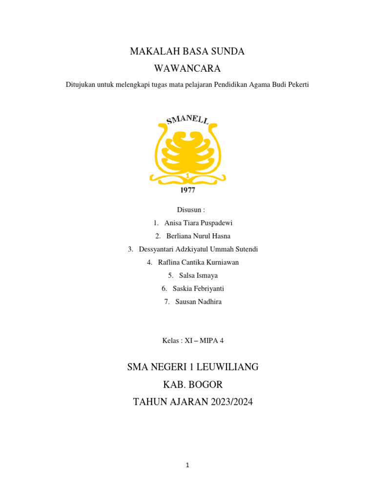 Makalah Pabp Kel 1 | PDF Makalah Pabp Kel 1 | PDF