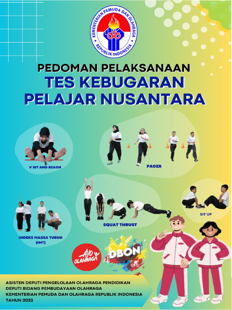 Panduan Tes Kebugaran Pelajar Nusantara (TKPN) | PDF
