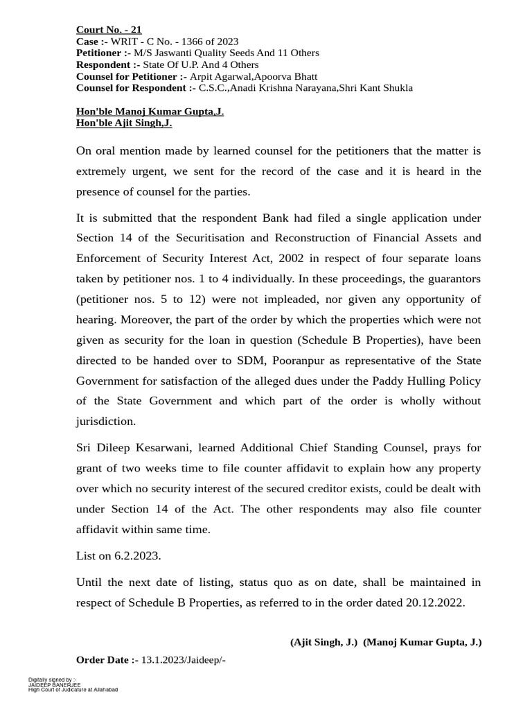 Wric (A) 1366 2023 | PDF