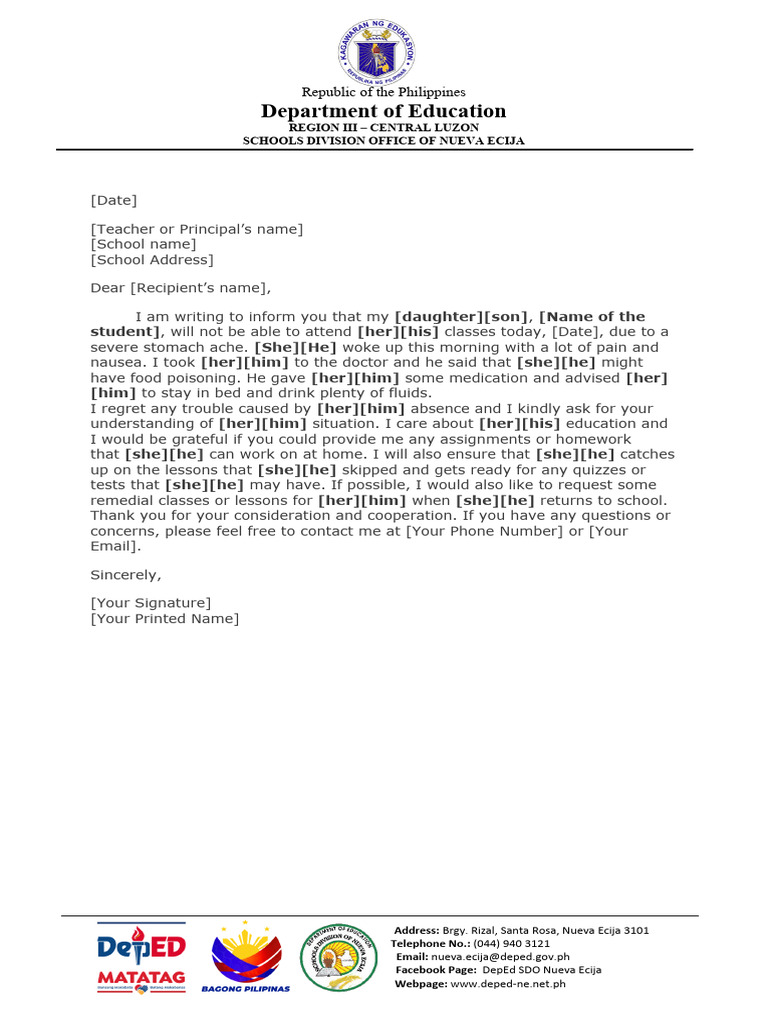 Sample Letter-Activity in Empowerment Technologies | PDF