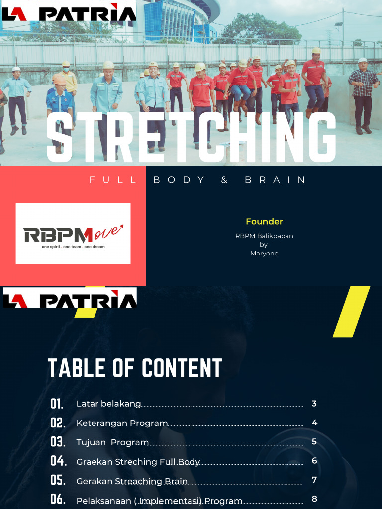 Helth Moment Streching Full Body & Brain Report by Maryono RBPM | PDF