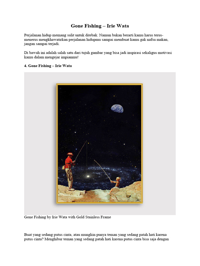 Gone Fishing - Irie Wata | PDF