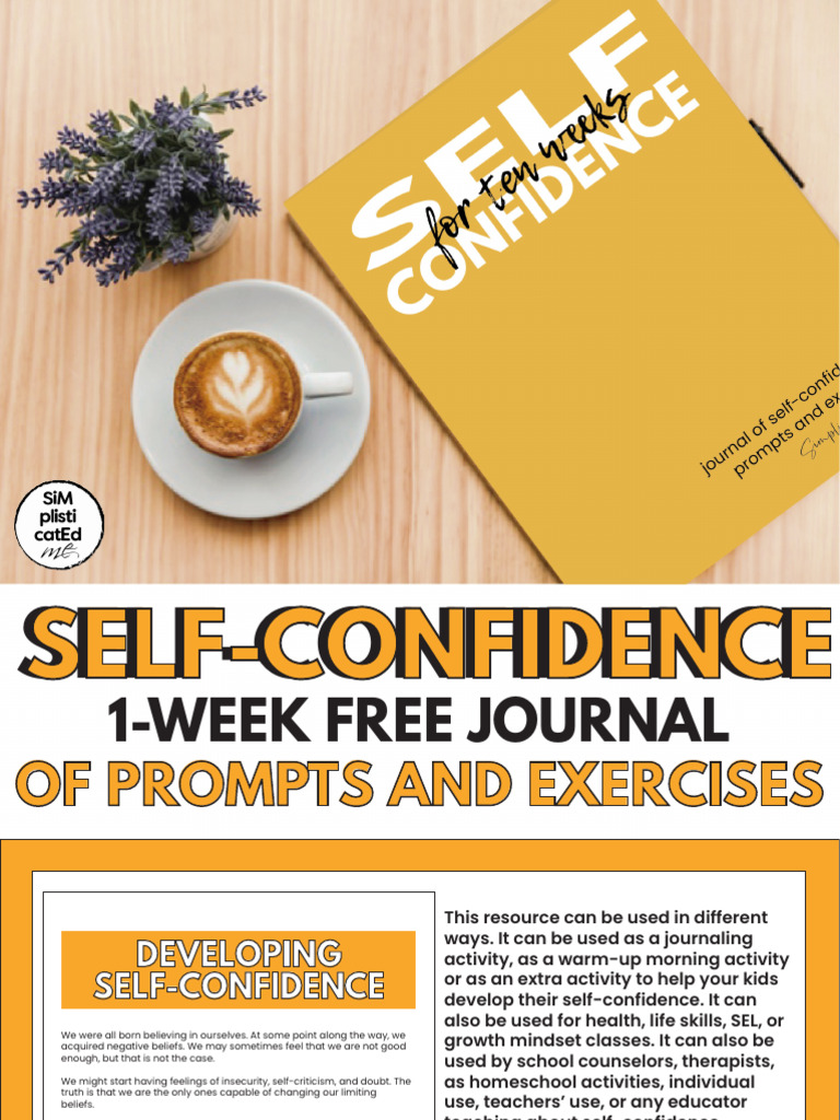 1-Week Free Journal: Self-Confidence | PDF