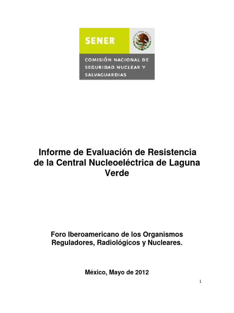 CNSNS Evaluacin de Resistencia-Mxico | PDF