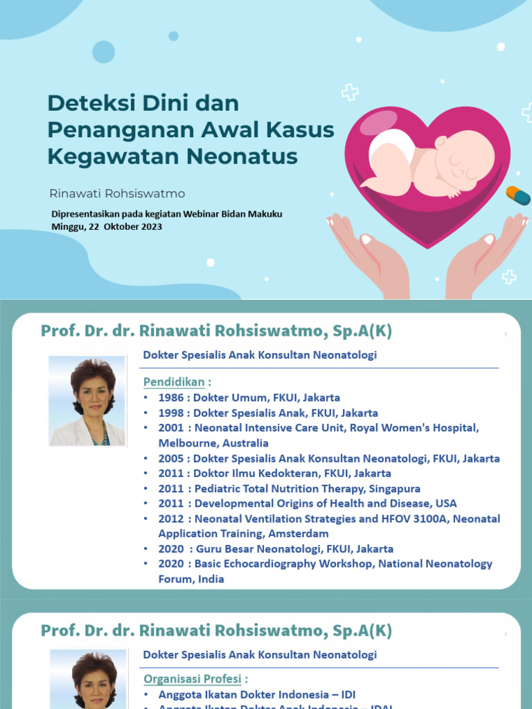 Materi Webinar Bidan, Prof - Dr.dr. Rinawati Rohsiswatmo, Sp.a (K) | PDF