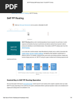 Control Key vs. Standard Value Key in SAP PP | PDF