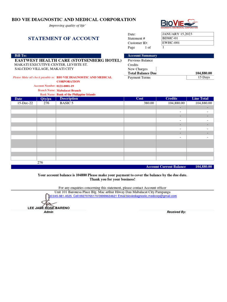Revised Soa Stots | PDF
