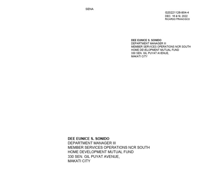 Envelope Format | PDF