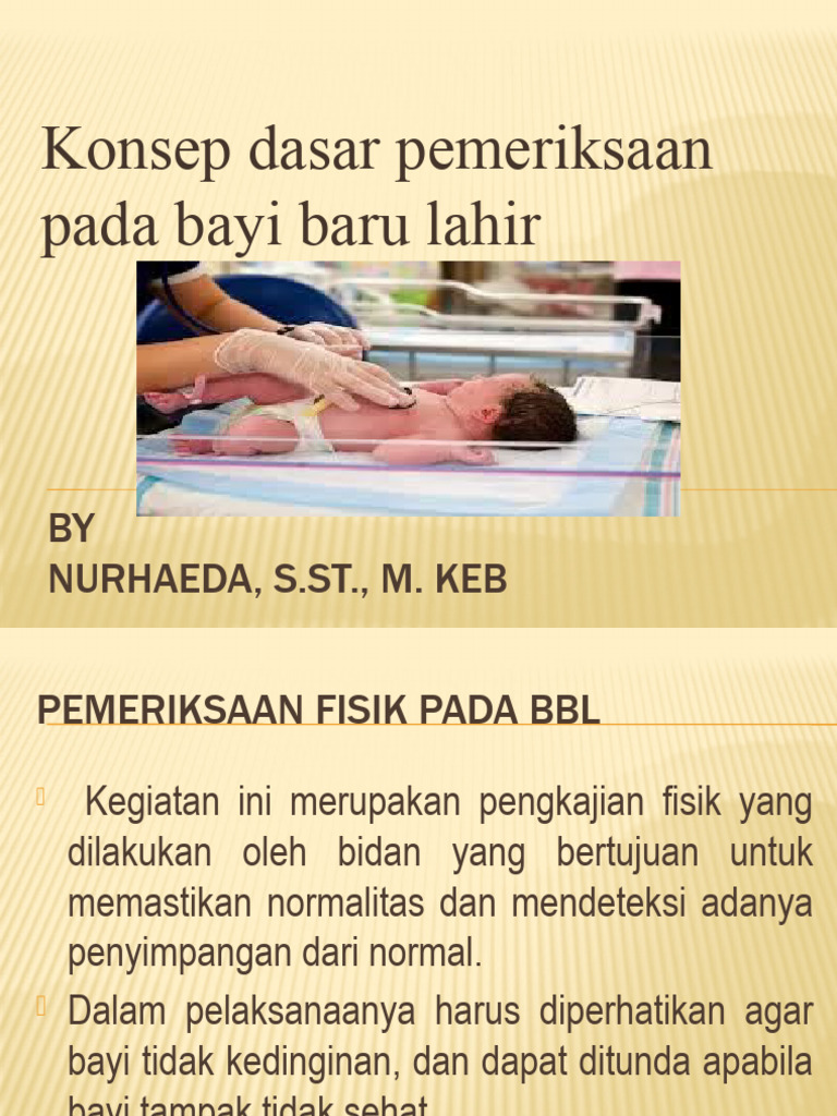 Pemeriksaan Fisi BBL | PDF