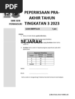 Uasa Form 3 2023 - Paper 2 | PDF