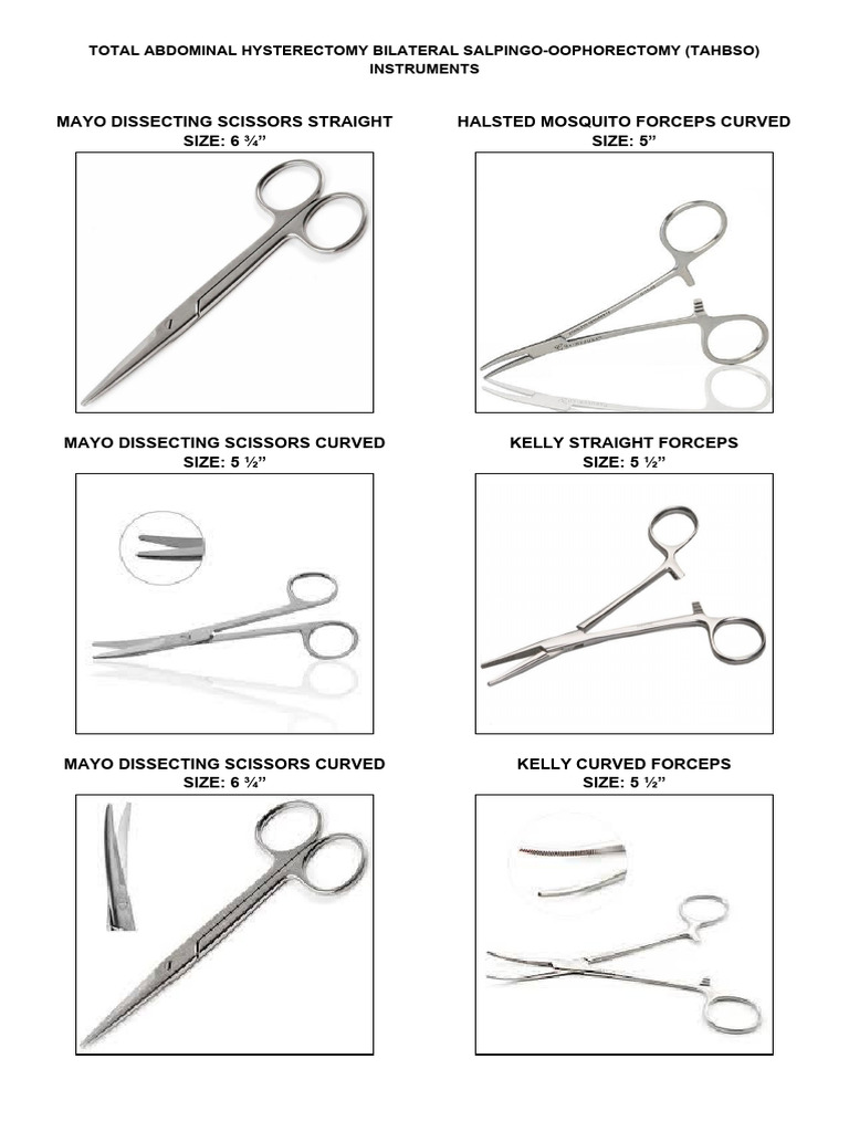 TAHBSO Instruments | PDF