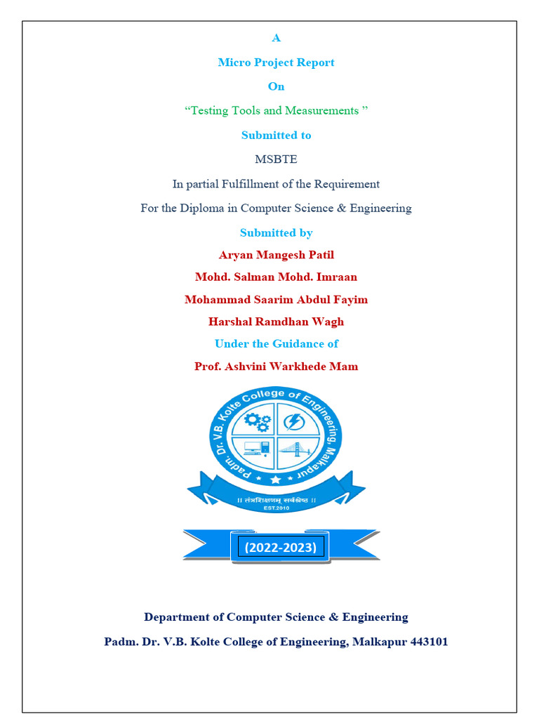 GAD Micro-Project | PDF