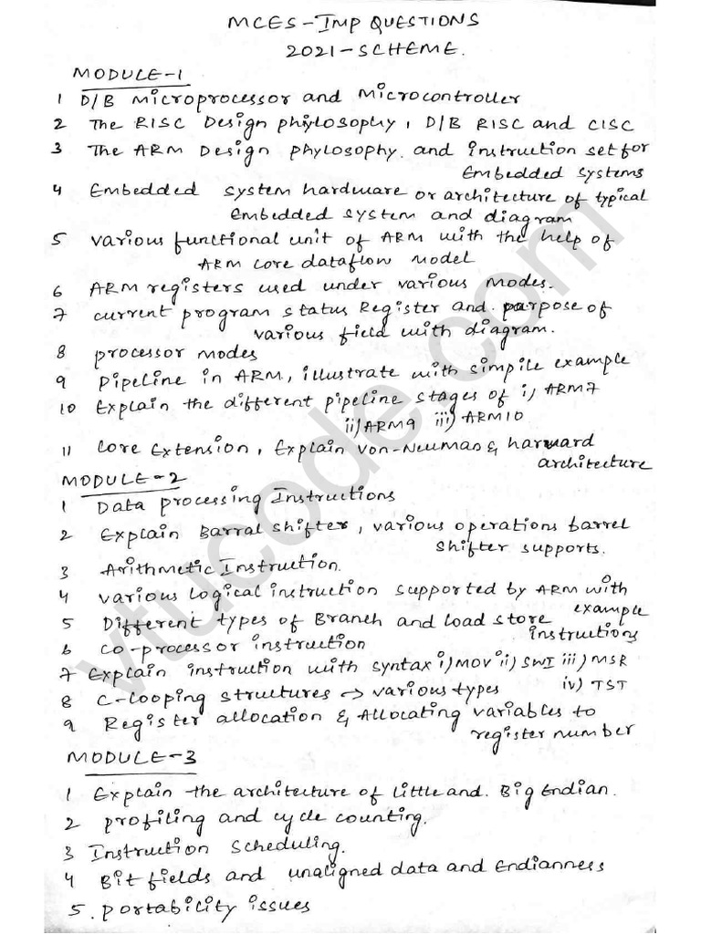 @vtucode MES Important Questions | PDF