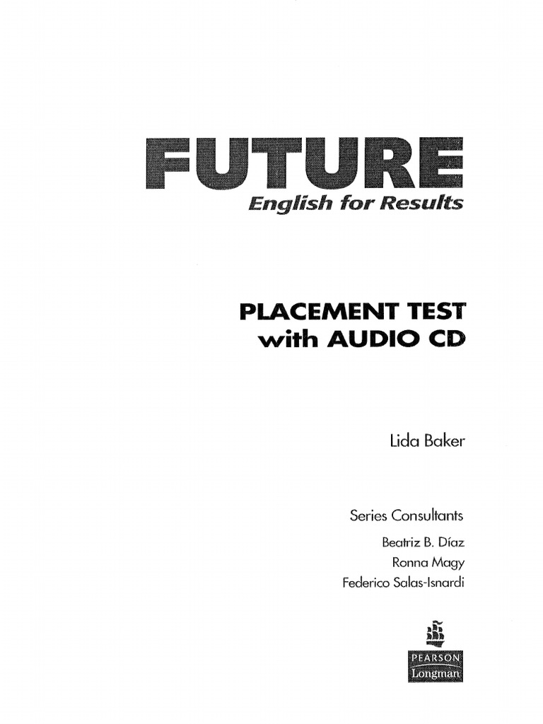 Future Placement Test | PDF